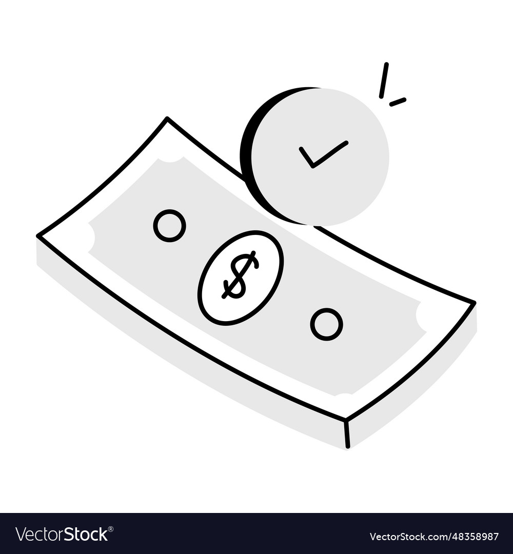 Payment complete Royalty Free Vector Image - VectorStock