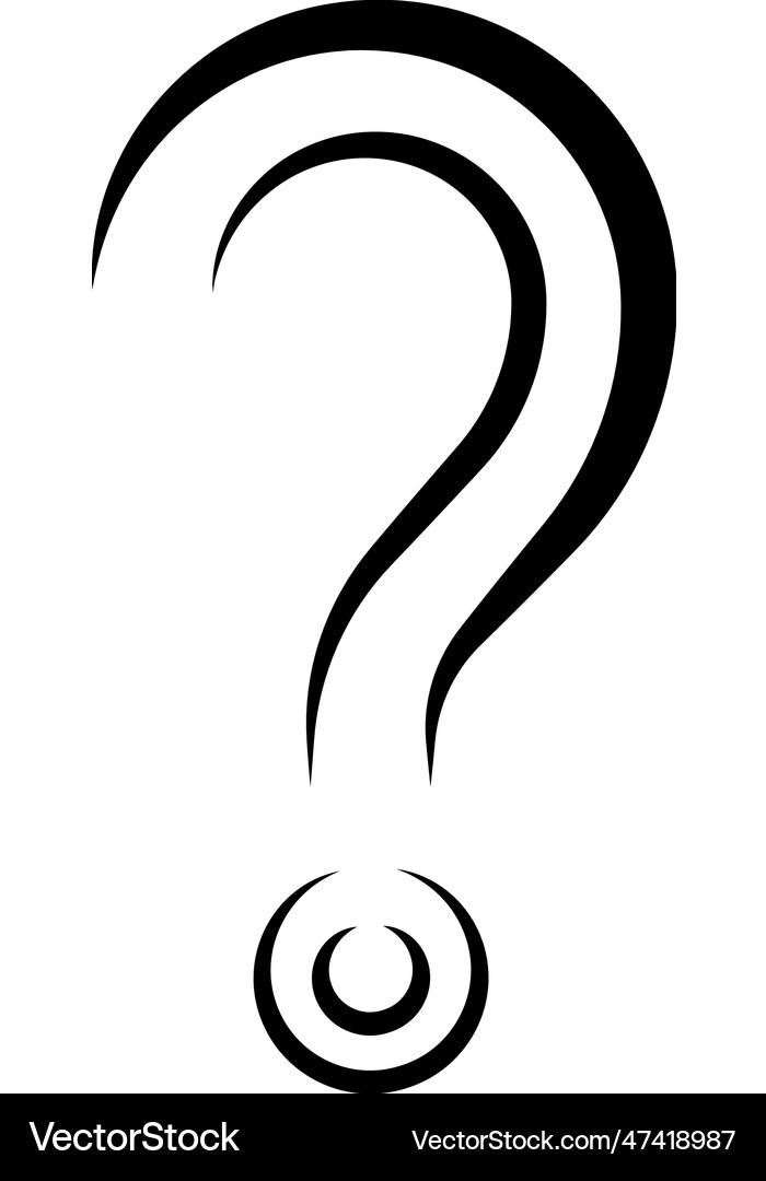 Question mark icon (47418987) – Royalty-Free Vector | VectorStock