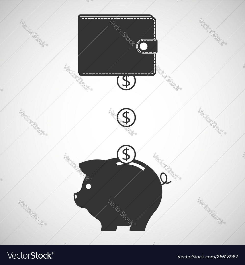 Saving icon Royalty Free Vector Image - VectorStock