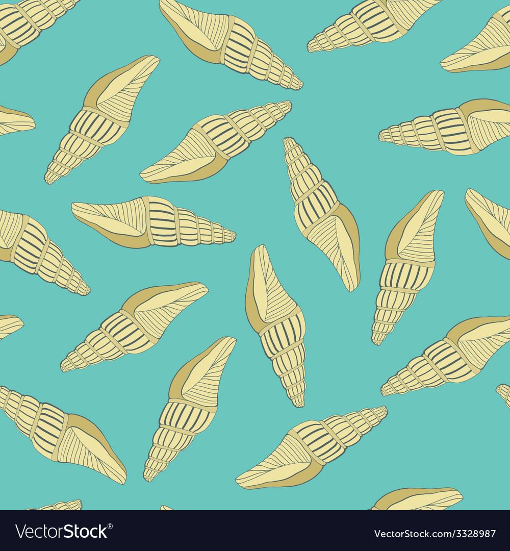 Seashell1 Royalty Free Vector Image - VectorStock