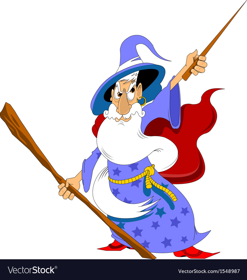 Wizard Royalty Free Vector Image - VectorStock