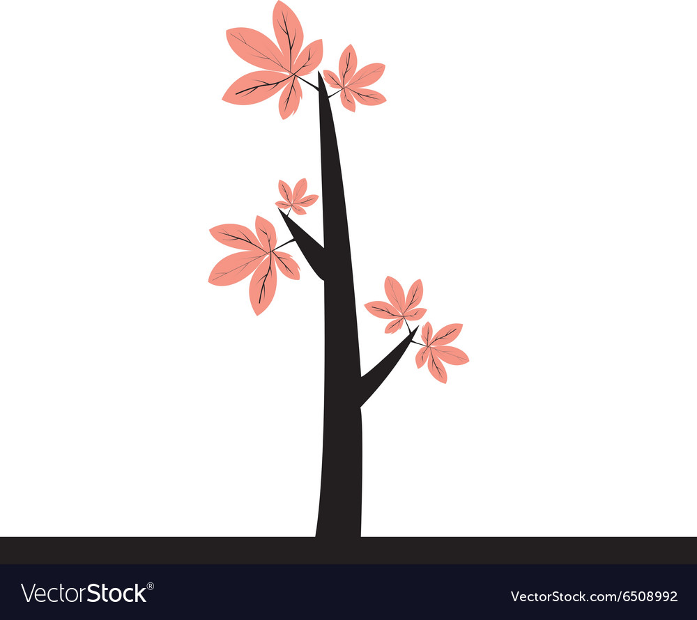 Abstract cute tree Royalty Free Vector Image - VectorStock