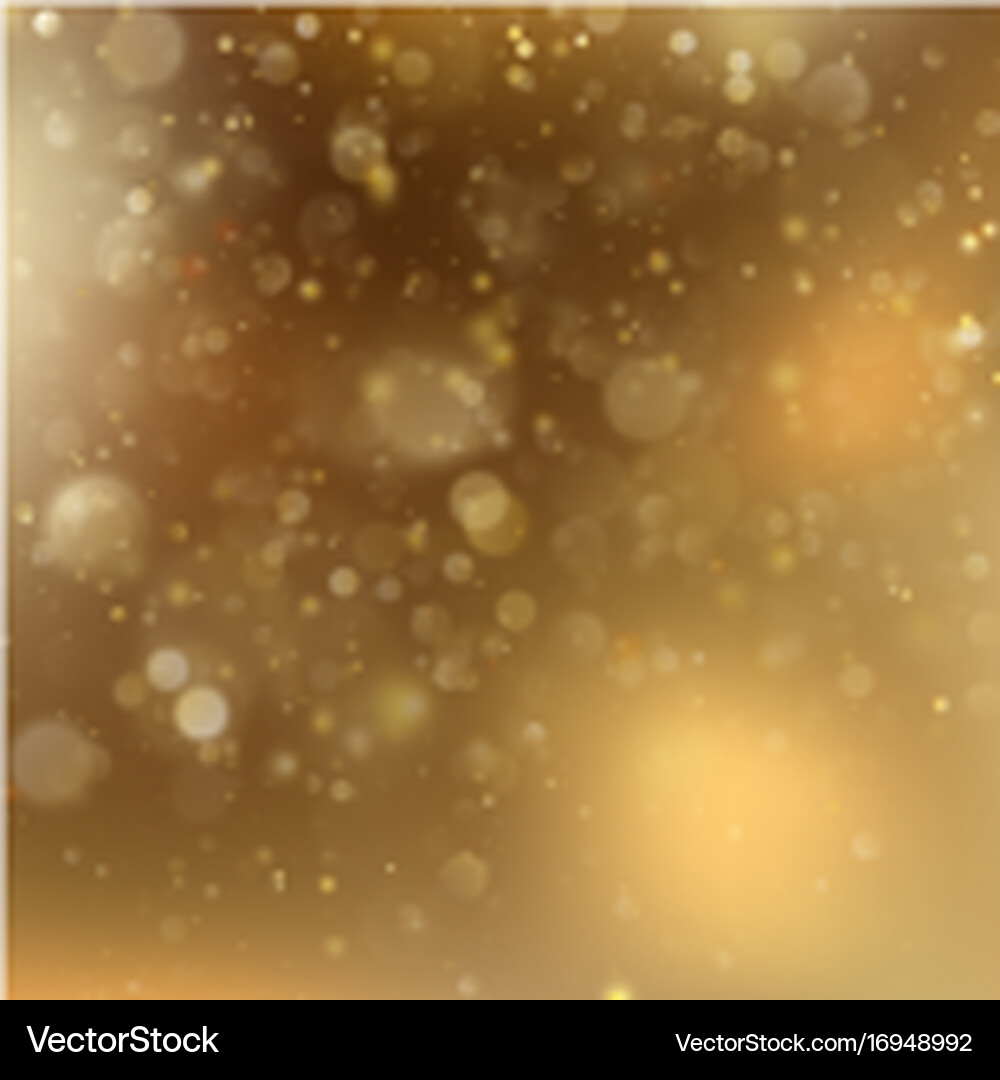 Christmas golden holiday glowing backdrop eps 10 Vector Image