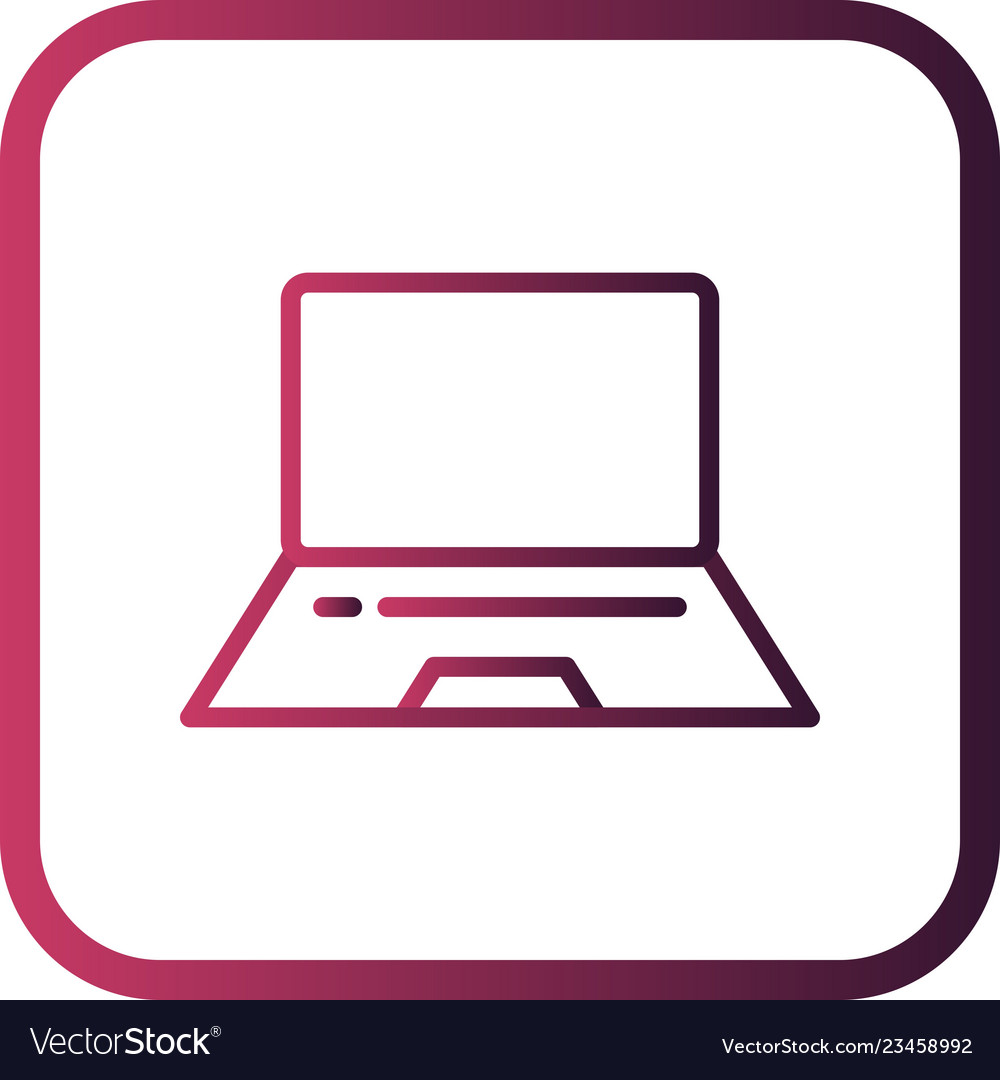 Laptop icon Royalty Free Vector Image - VectorStock