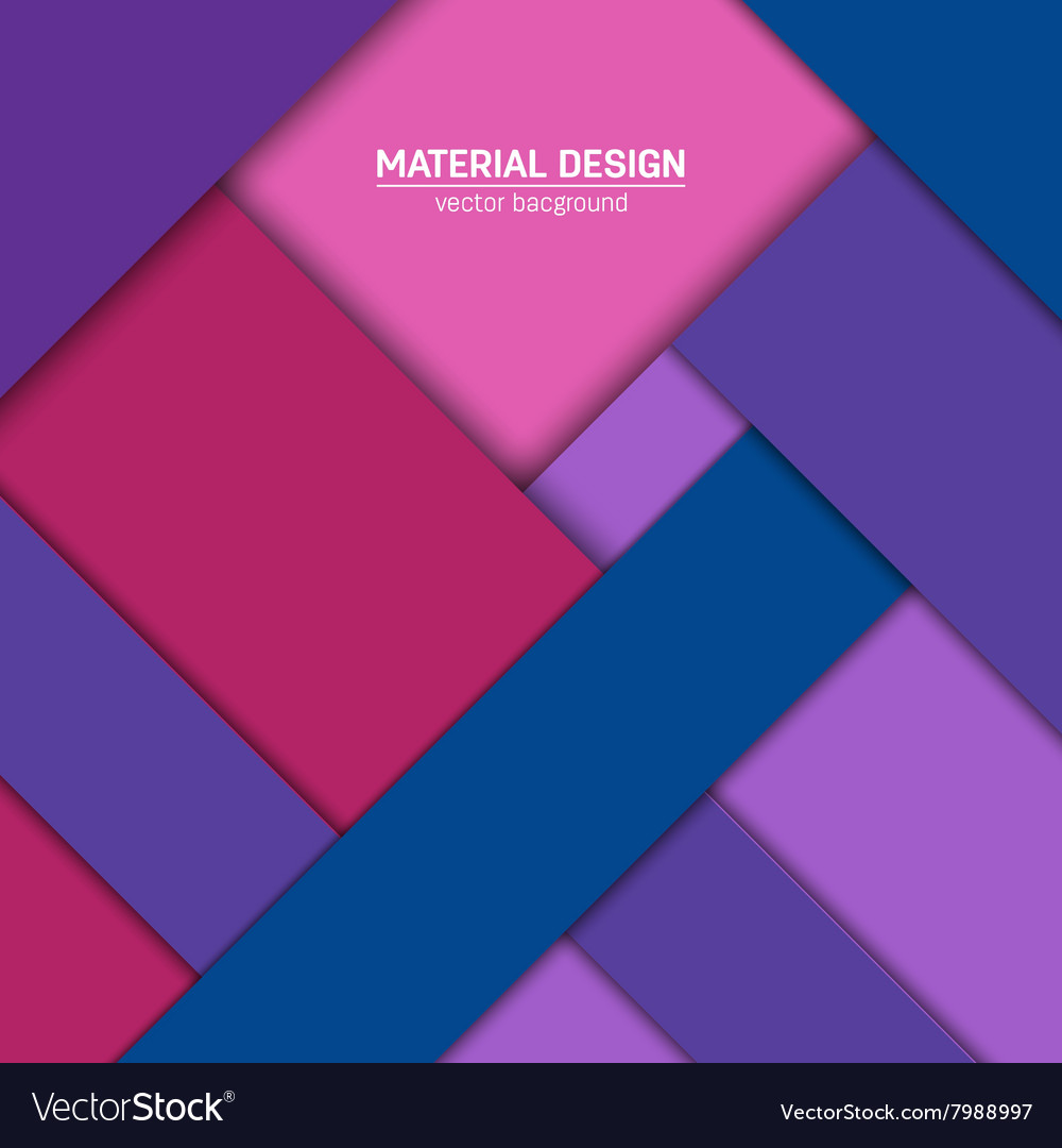 Material design background Royalty Free Vector Image