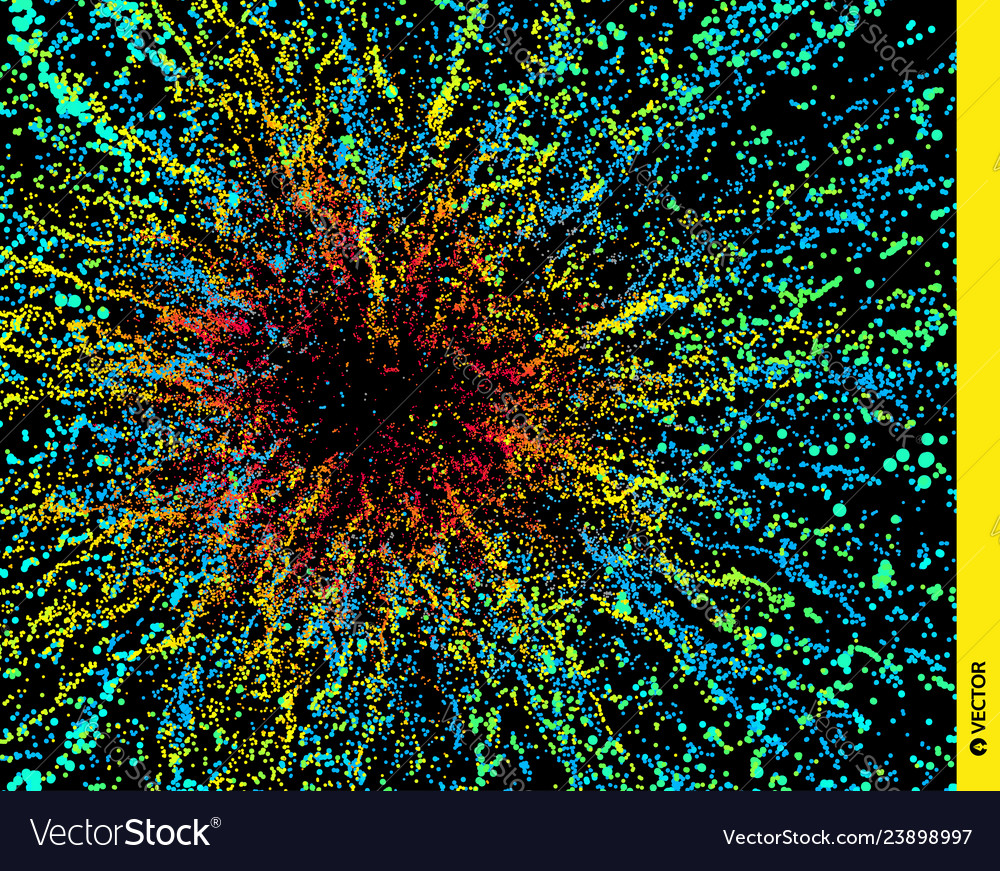 Point explode array with dynamic emitted Vector Image
