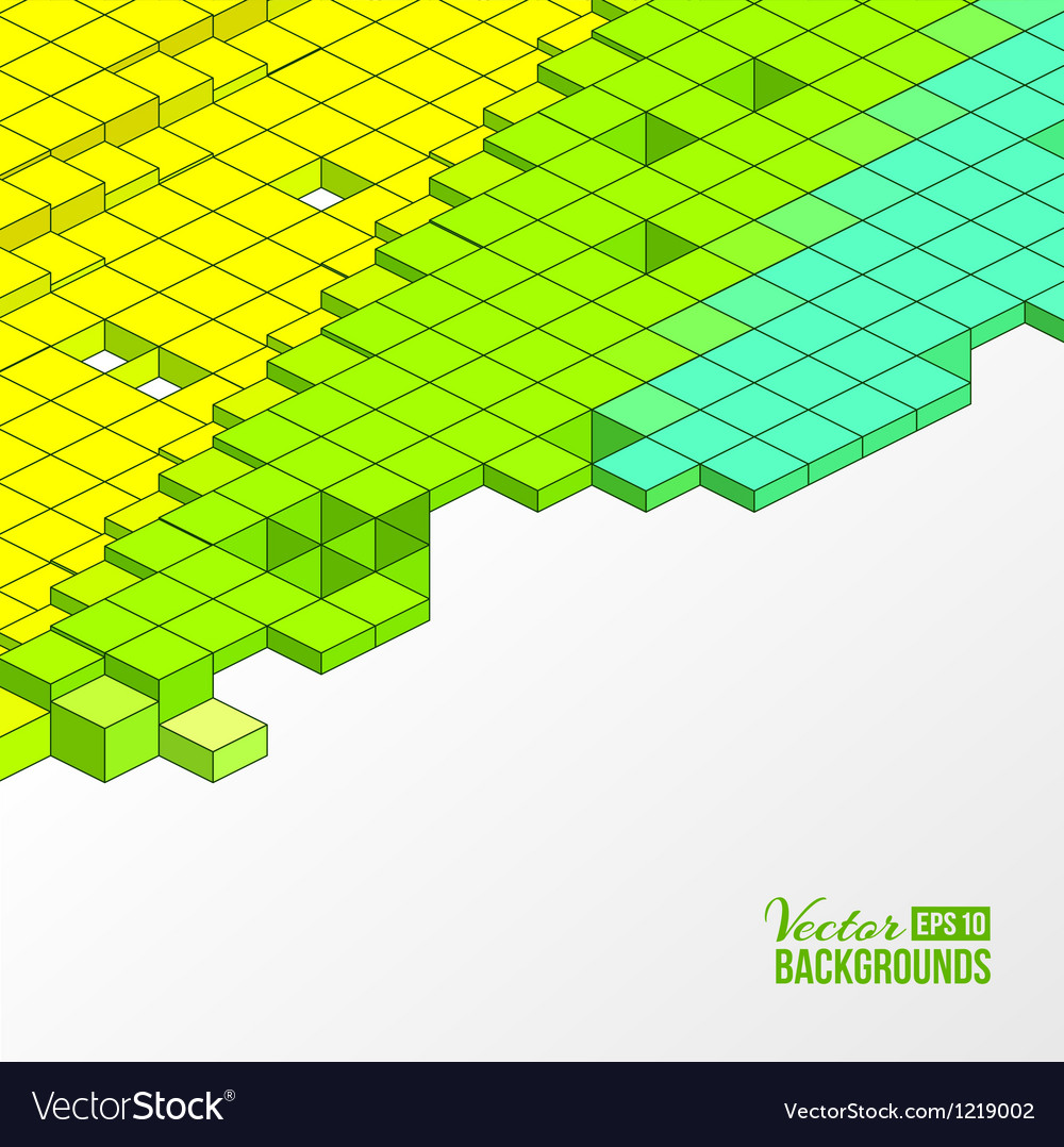 Background of cubes Royalty Free Vector Image - VectorStock