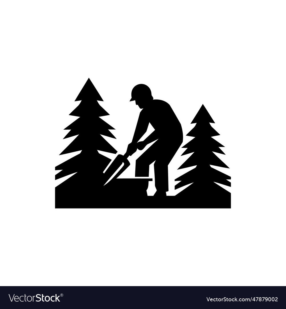 Deforestation icon Royalty Free Vector Image - VectorStock