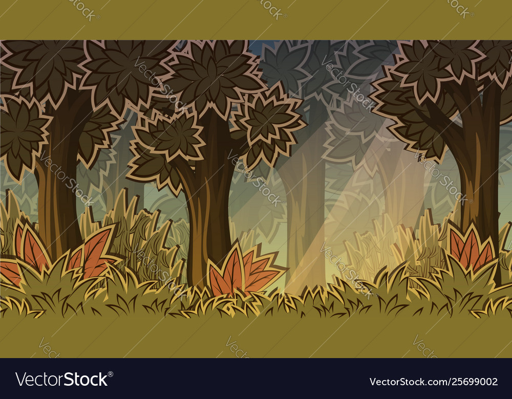 Magic forest Royalty Free Vector Image - VectorStock