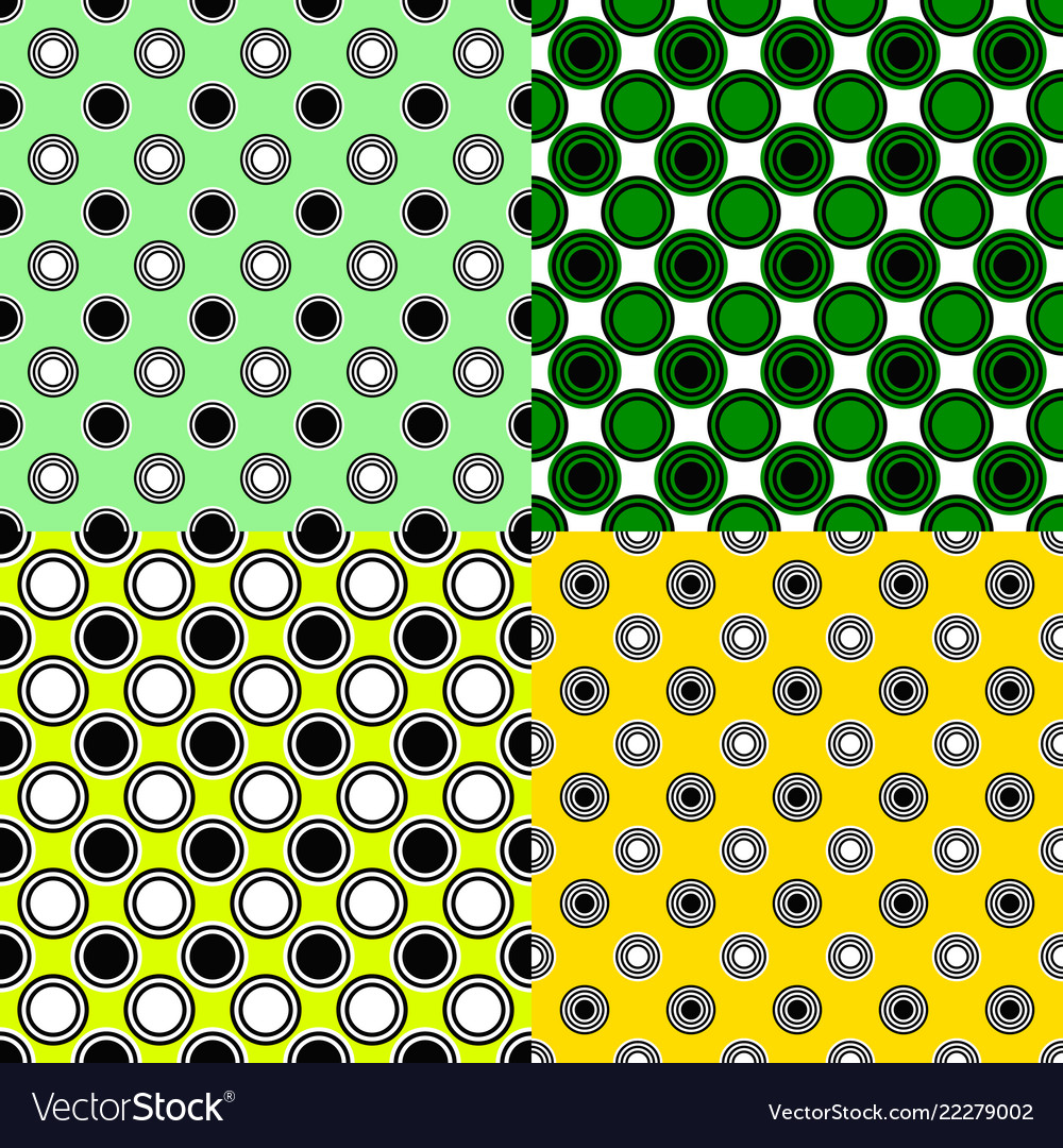 Seamless abstract circle pattern design Royalty Free Vector