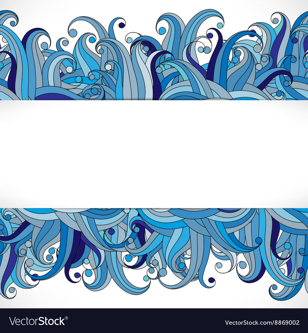 Waves Clip Art Border