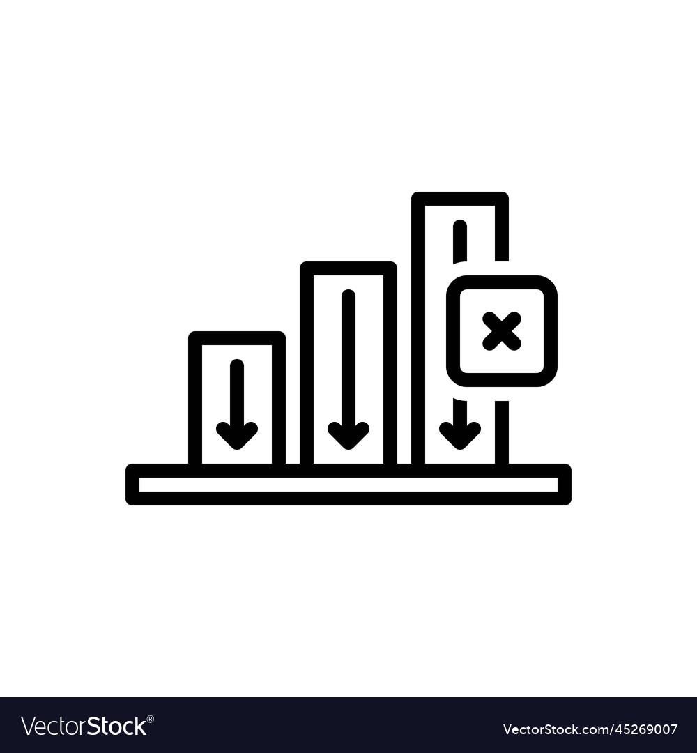 Decline Royalty Free Vector Image - VectorStock