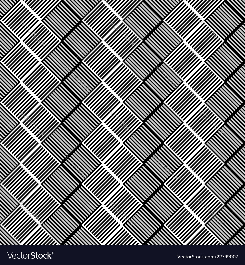 Grid lattice pattern with rectangle shapes Vector Image