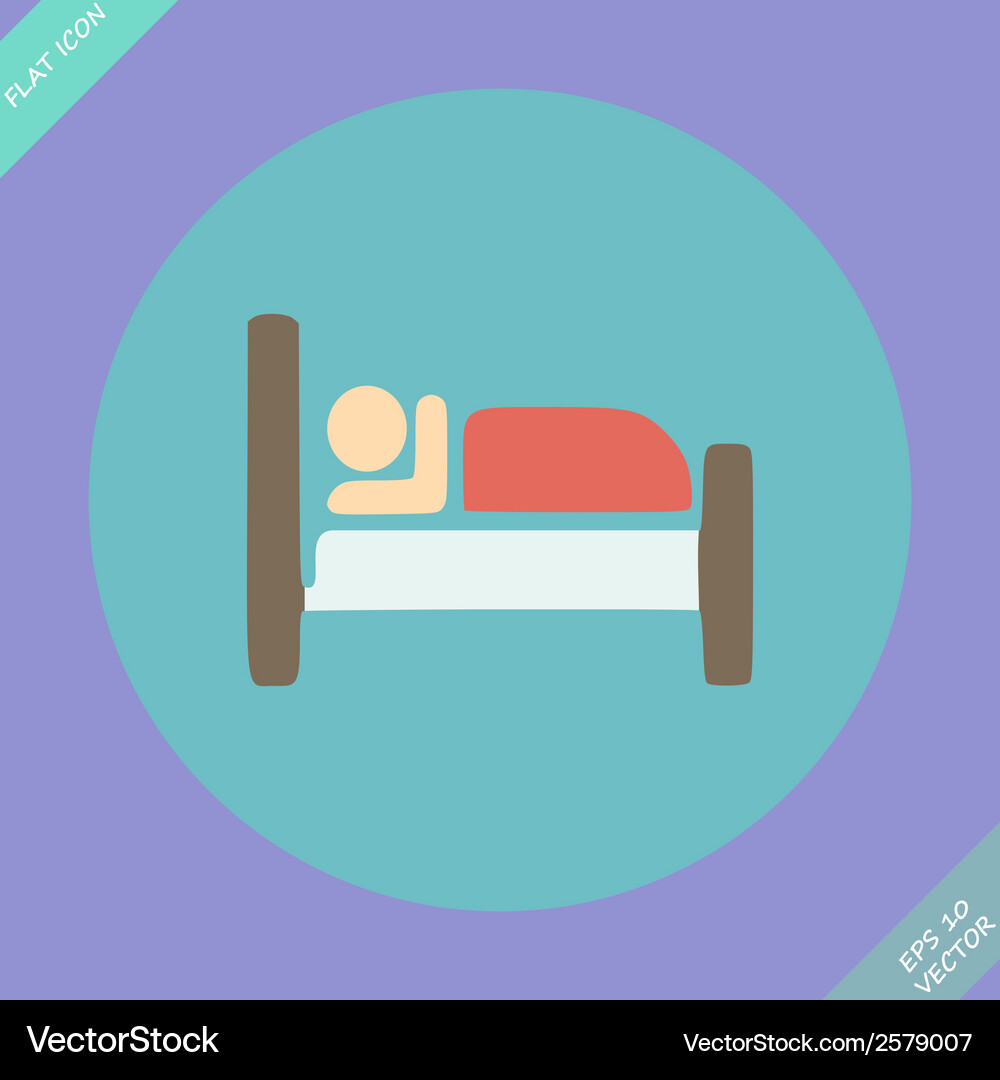 Icon button pictograph with hotel lodging symbol Vector Image