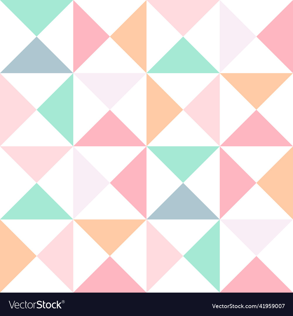 Seamless pattern with interlocking triangular Vector Image