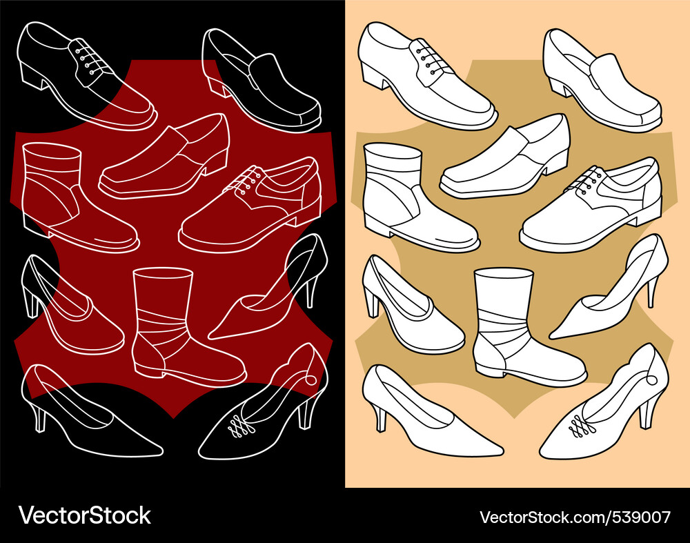 Shoes Royalty Free Vector Image - VectorStock