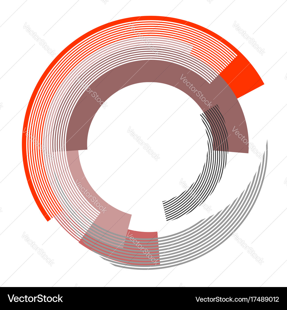 Circle design element Royalty Free Vector Image