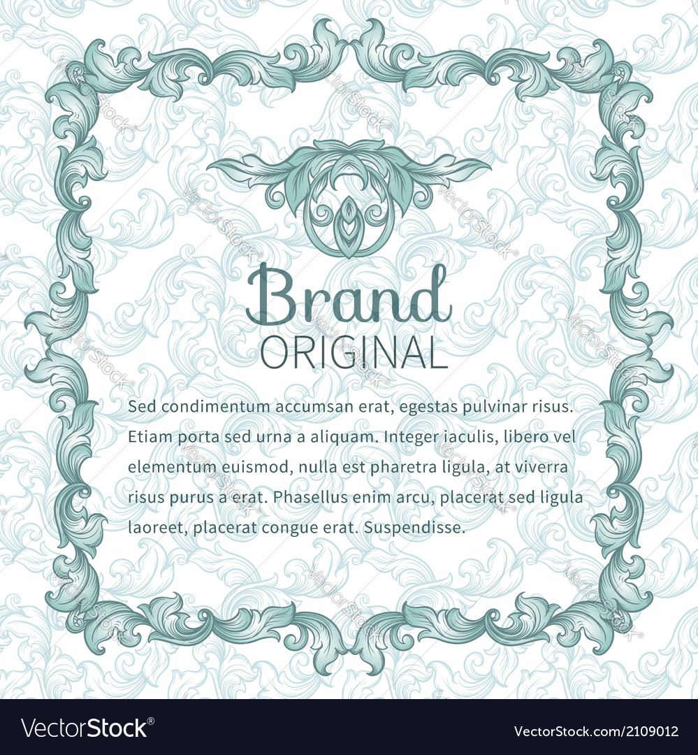 Retro frame Royalty Free Vector Image - VectorStock
