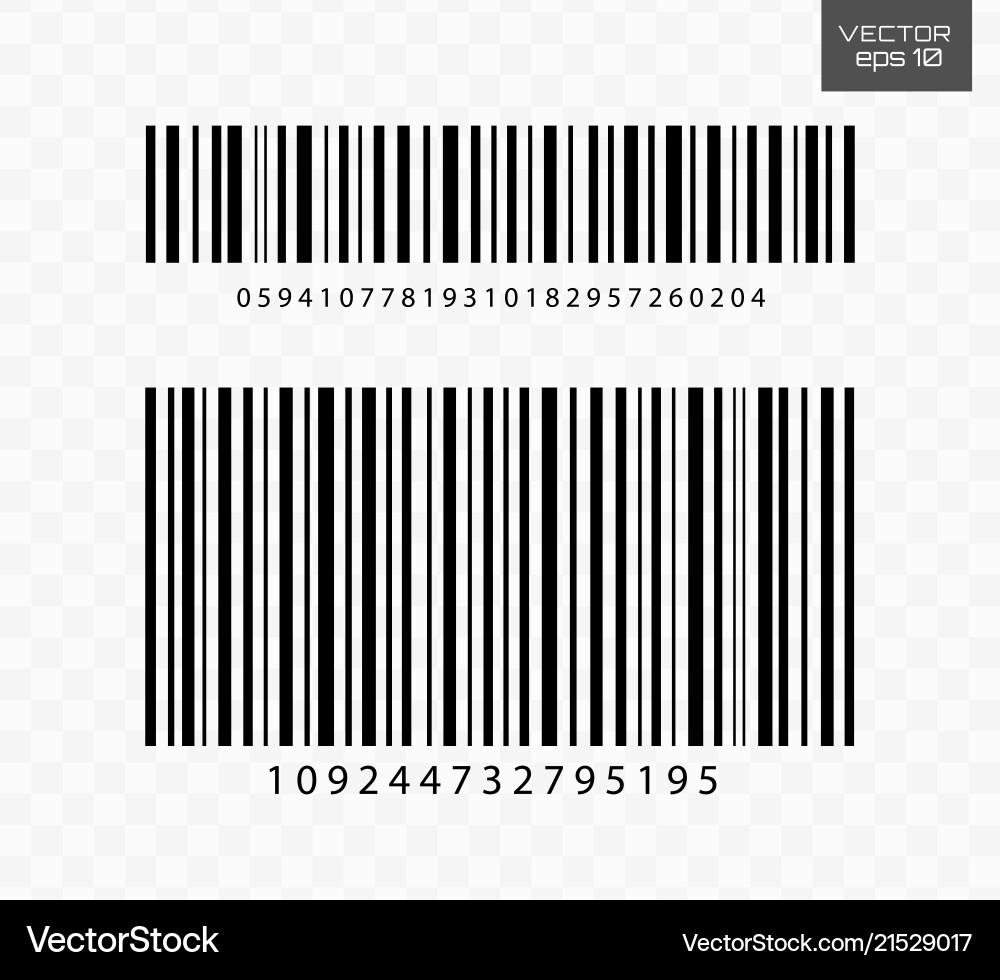 Bar code icon Royalty Free Vector Image - VectorStock