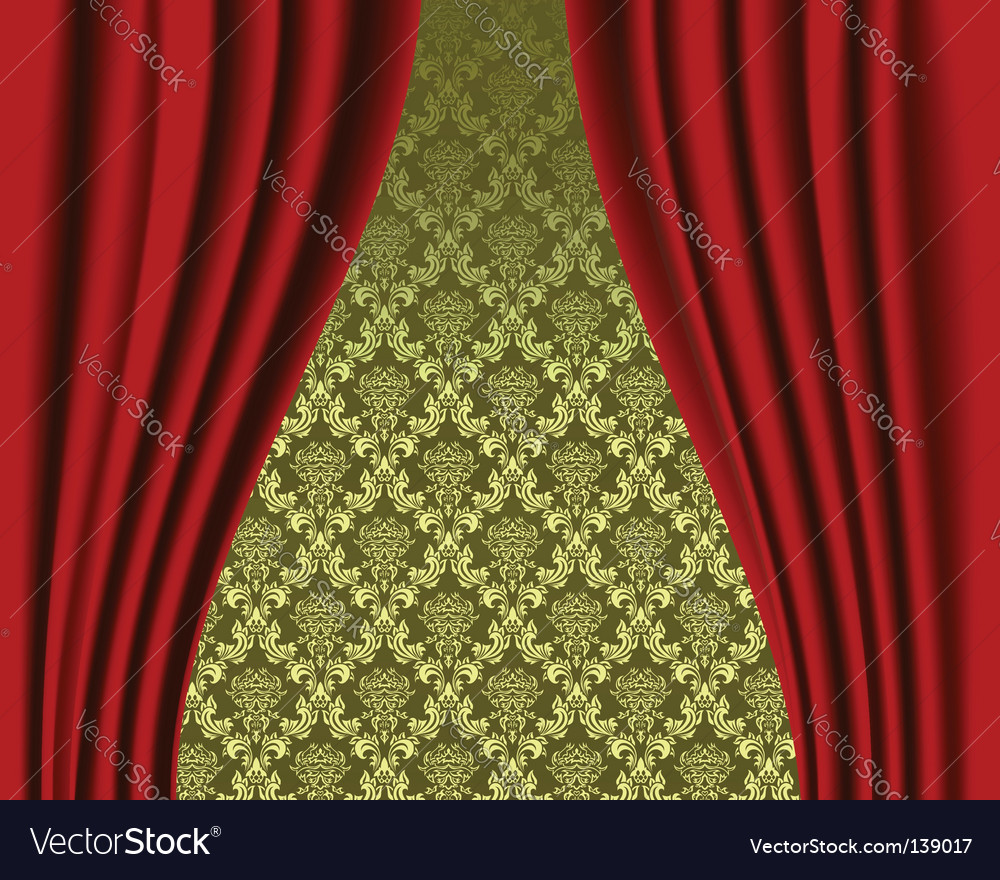 Damask pattern Royalty Free Vector Image - VectorStock