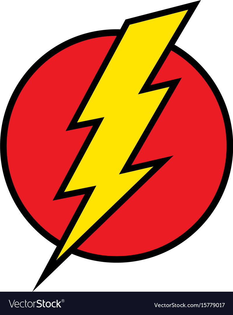 Electric lightning bolt Royalty Free Vector Image