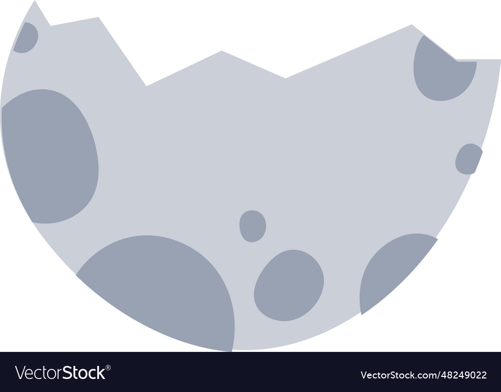 Egg shell icon Royalty Free Vector Image - VectorStock