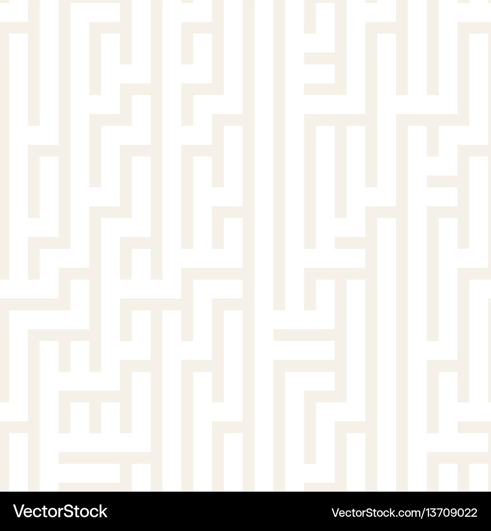 Irregular maze shapes tiling contemporary graphic Vector Image