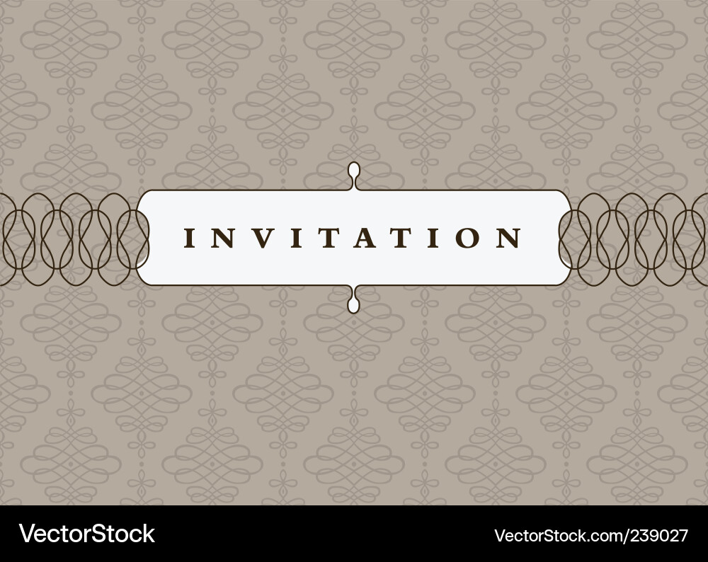 Centered frame Royalty Free Vector Image - VectorStock
