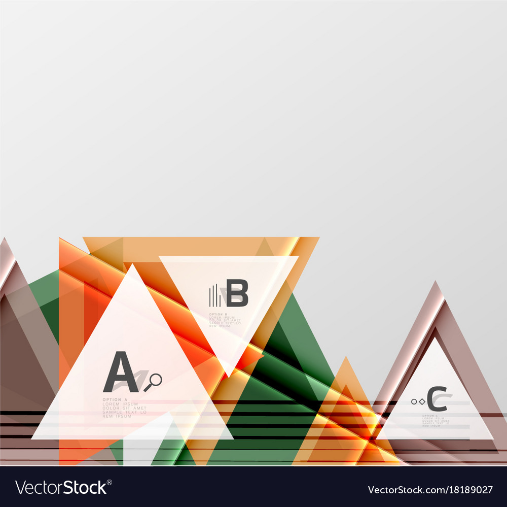 Colorful abstract shapes background Royalty Free Vector