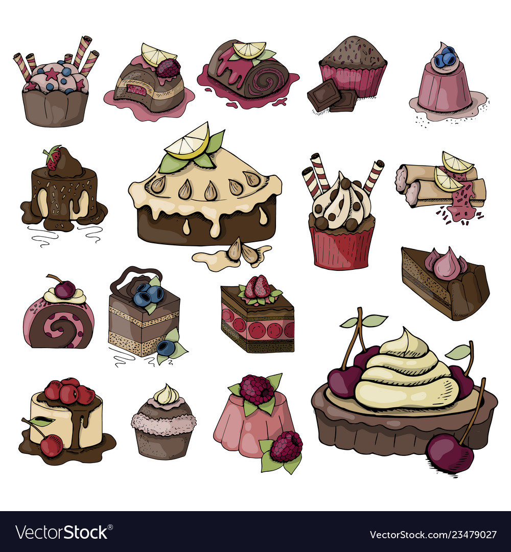 Deserts Royalty Free Vector Image - VectorStock