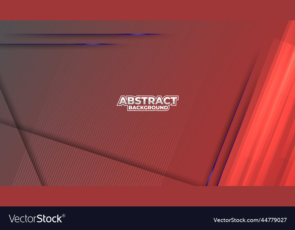 Red modern abstract background with gradient Vector Image