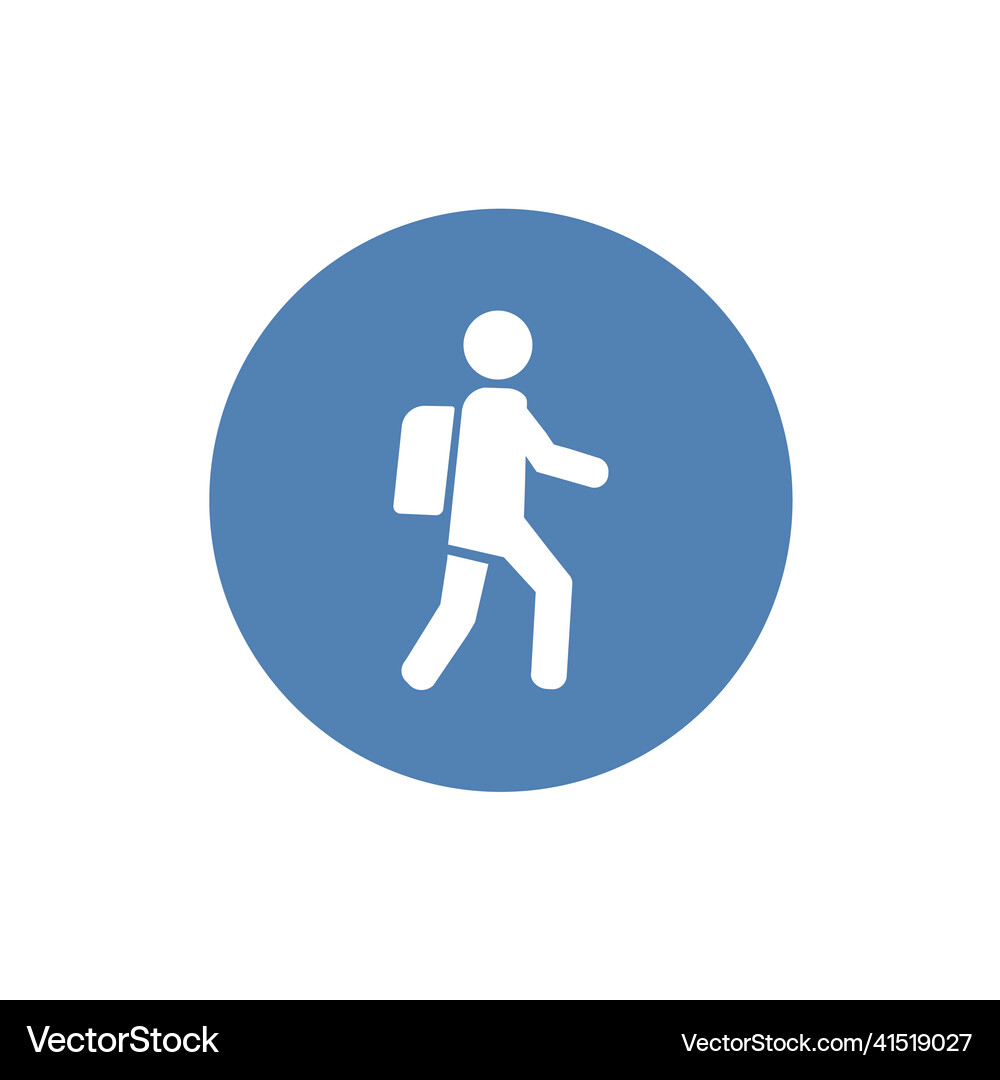 Schoolboy icon trendy modern symbol for web site Vector Image