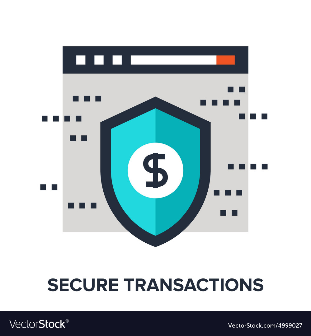 Secure transactions Royalty Free Vector Image - VectorStock Secure transactions Royalty Free Vector Image - VectorStock