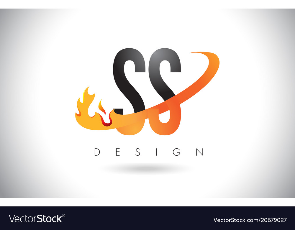 Letter Ss Logo Initial Letter SS Logo Template Design Stock Vector