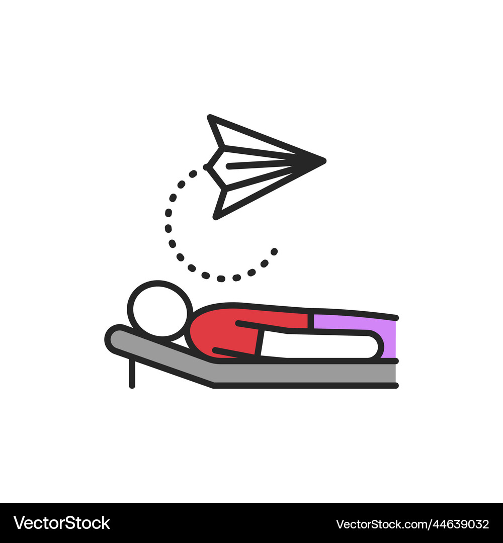 Frustration line color icon sign for web page Vector Image