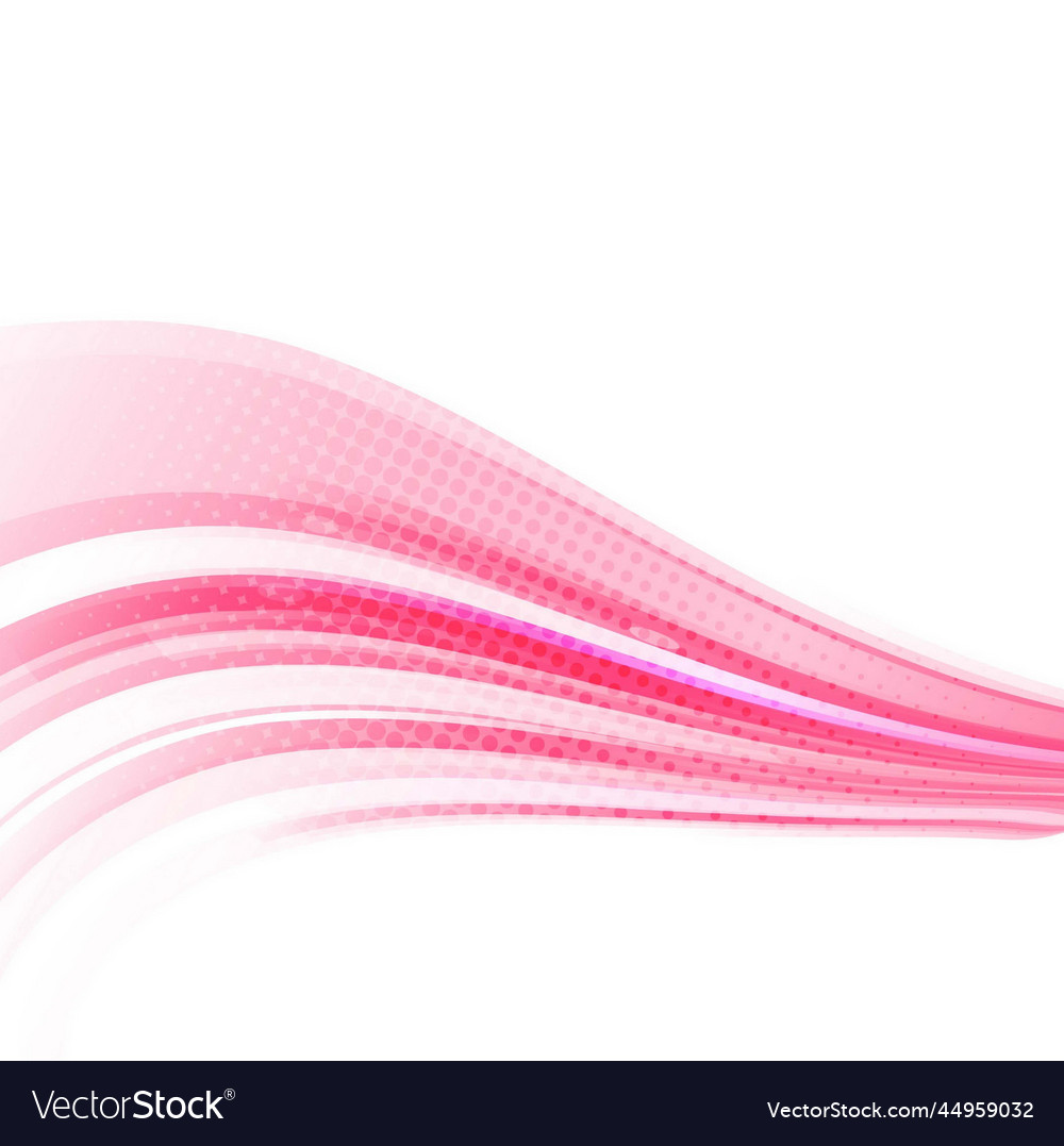 Pink wave background elegant modern design Vector Image
