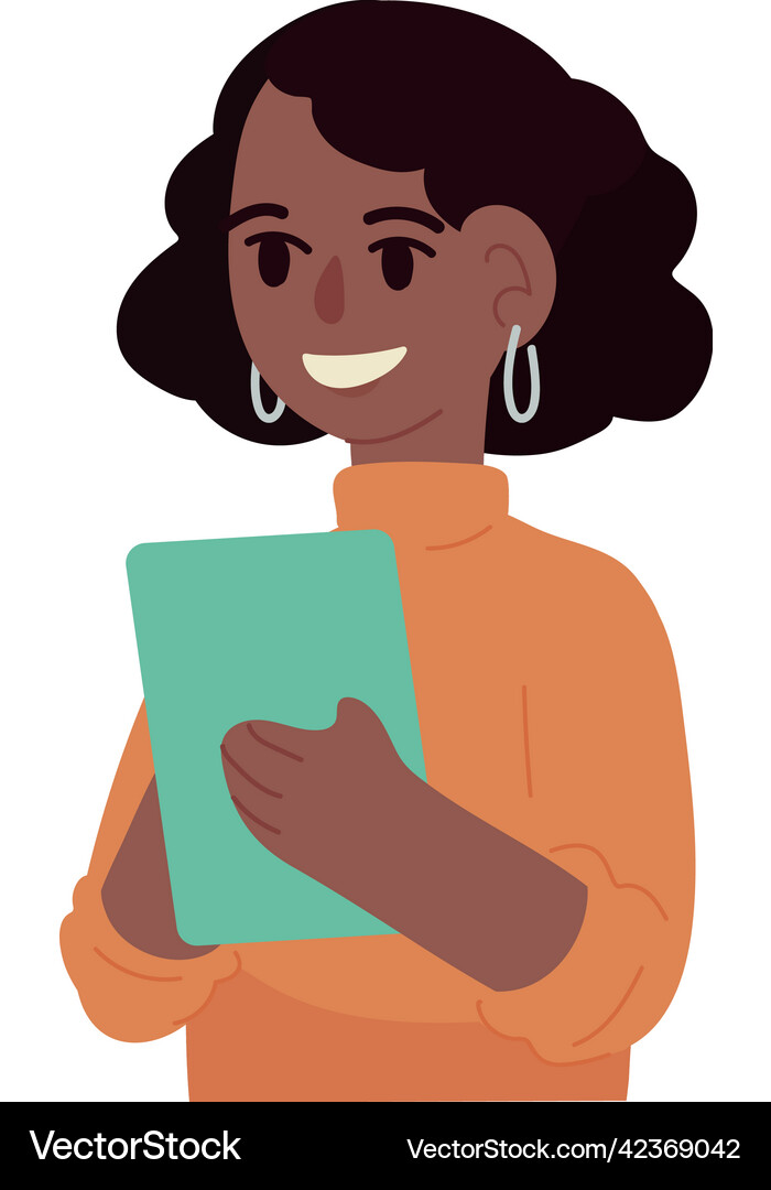 Afro american woman Royalty Free Vector Image - VectorStock