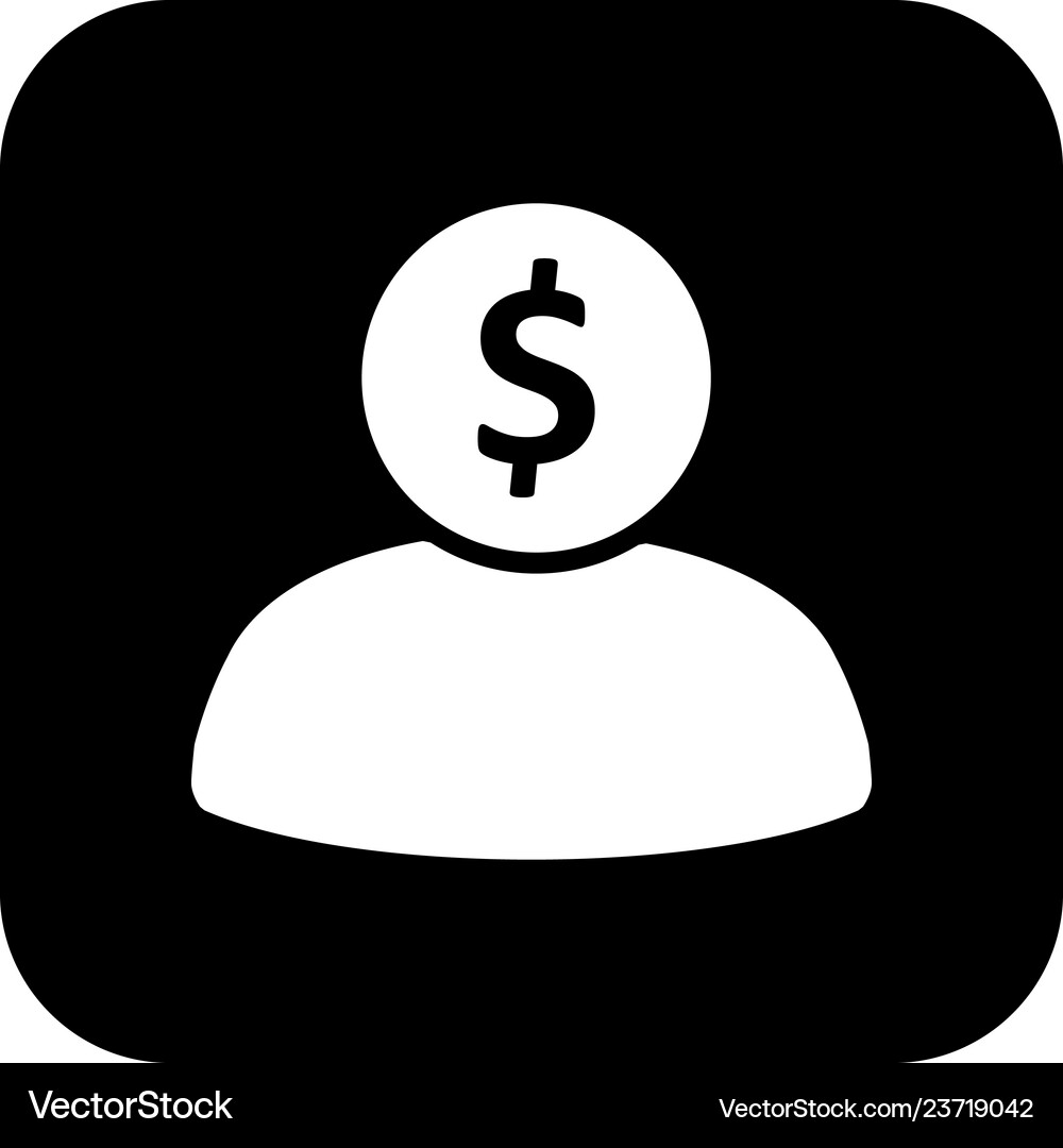 Banker icon Royalty Free Vector Image - VectorStock