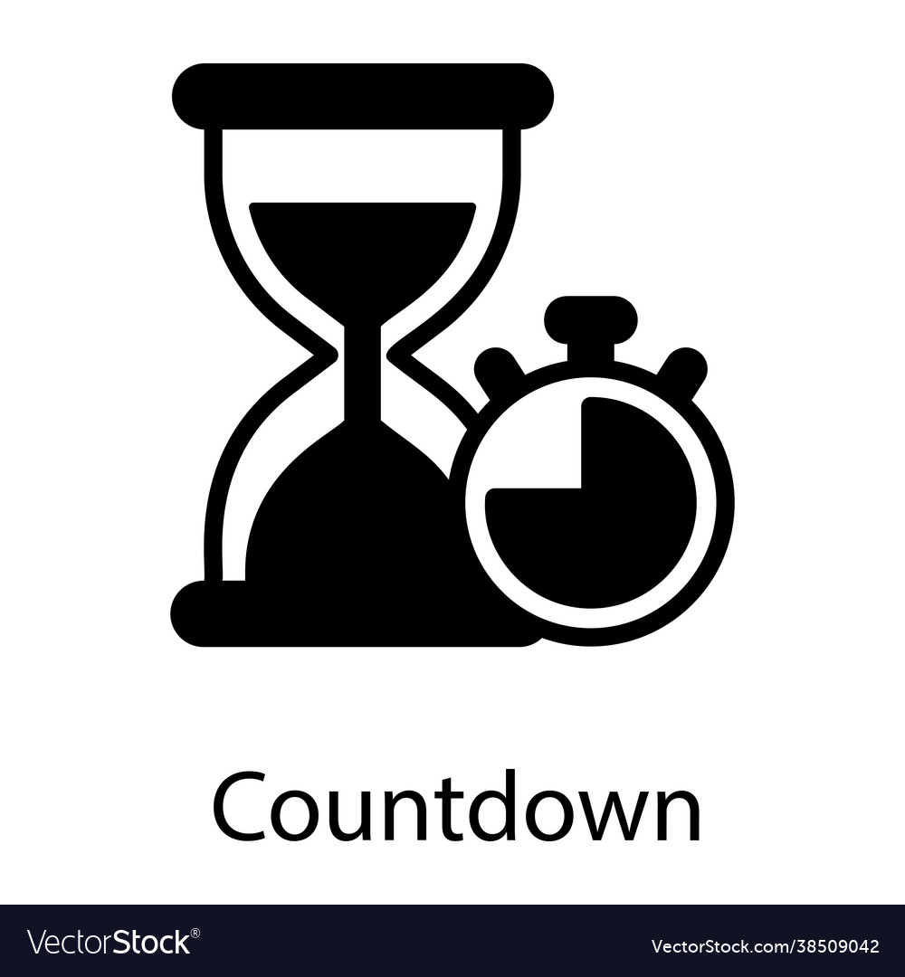 Countdown Royalty Free Vector Image - VectorStock Countdown Royalty Free Vector Image - VectorStock