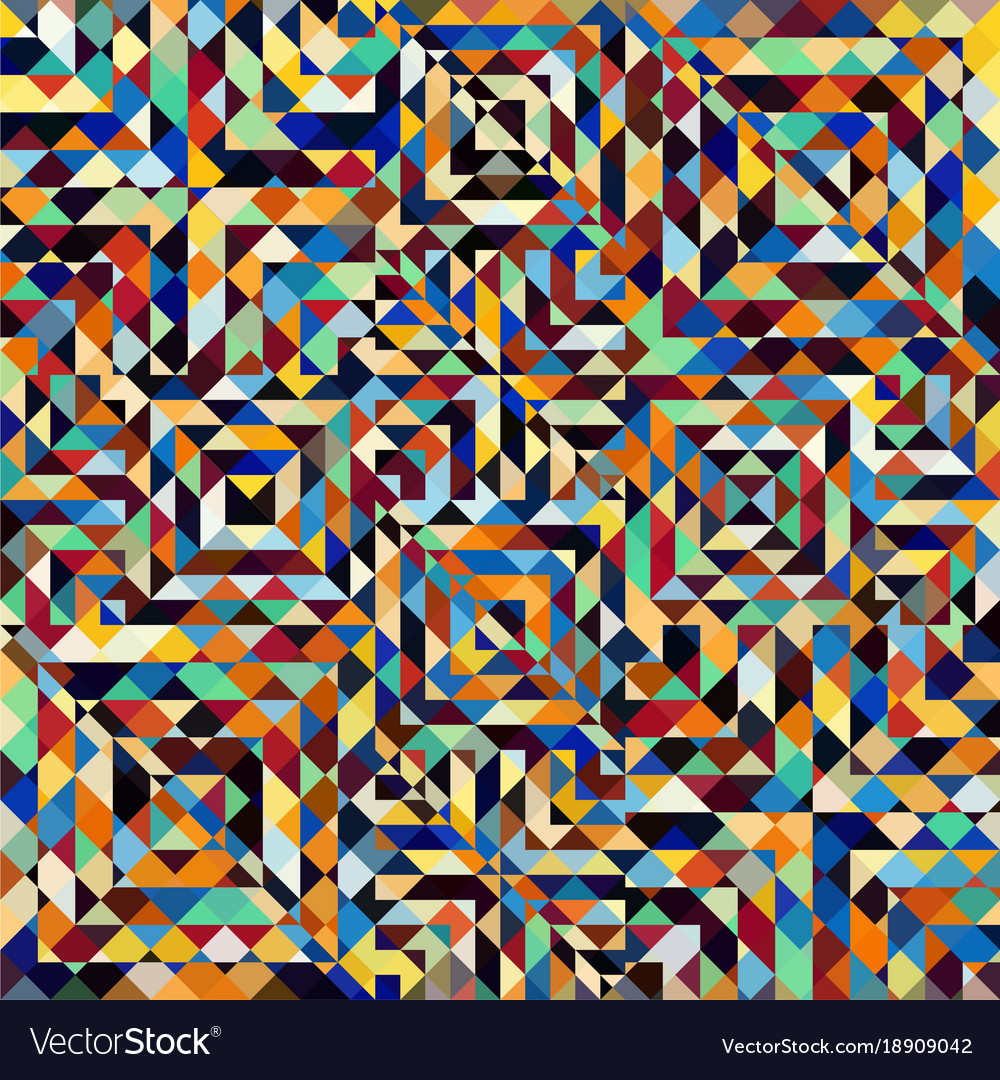 Geometric abstract pattern Royalty Free Vector Image