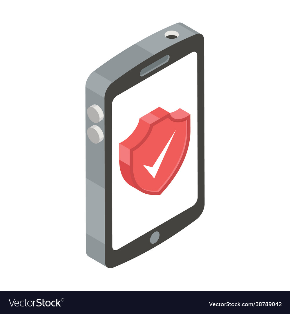 Security app Royalty Free Vector Image - VectorStock
