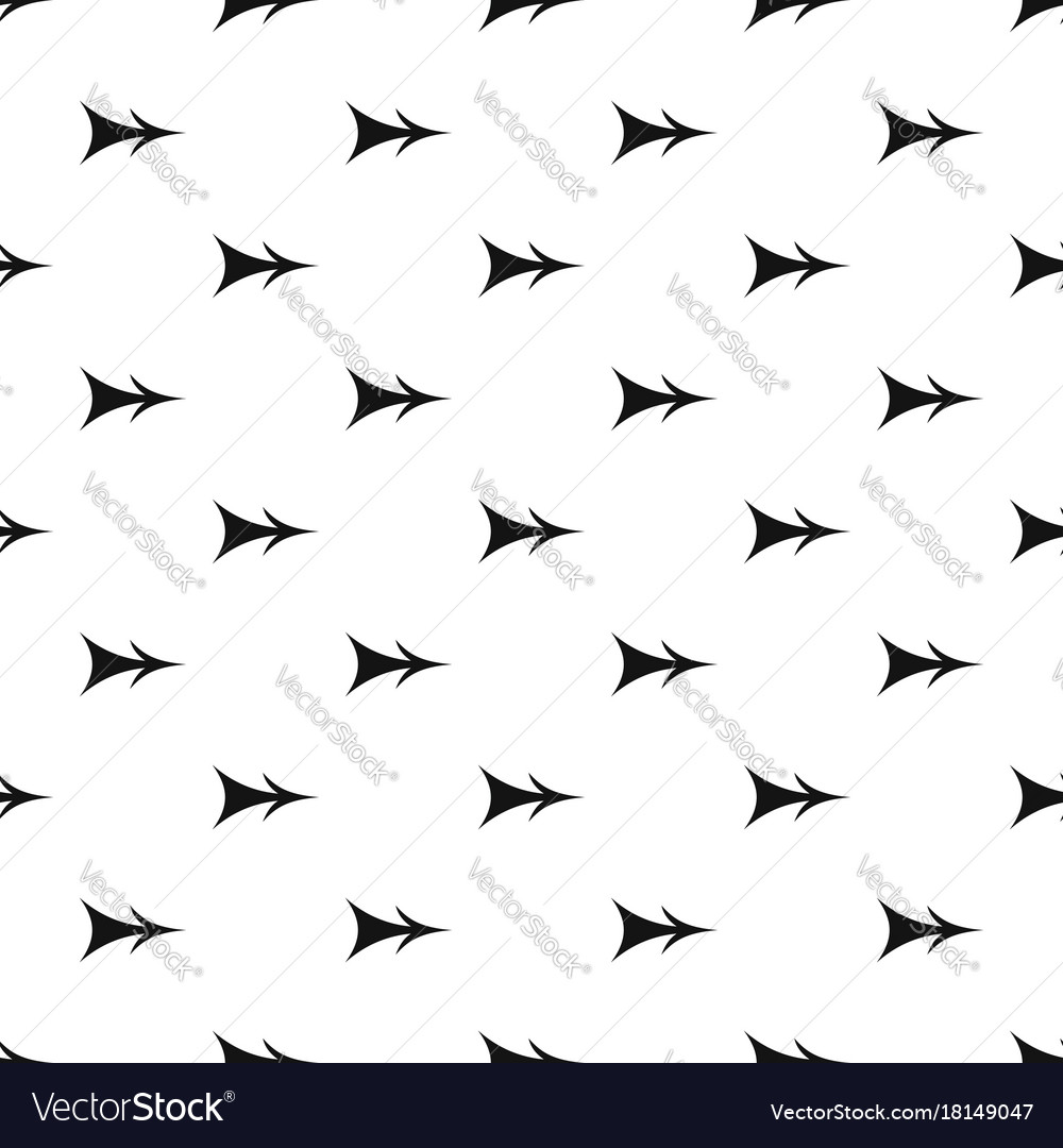 Arrow pattern seamless simple Royalty Free Vector Image
