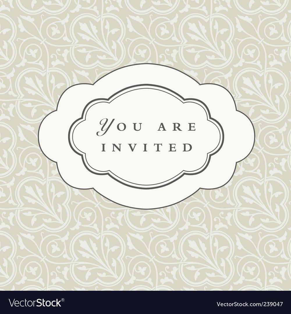 Rounded frame and background Royalty Free Vector Image