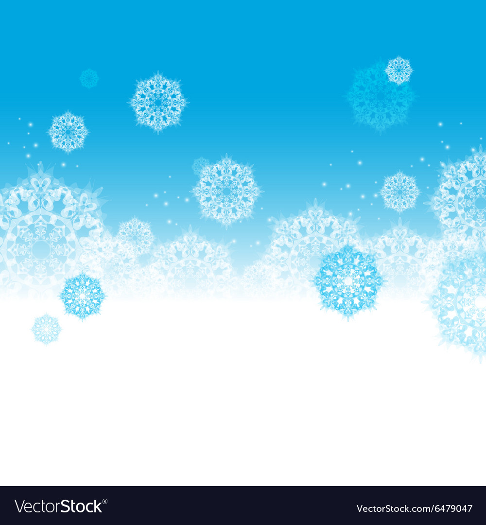 Snow background Royalty Free Vector Image - VectorStock