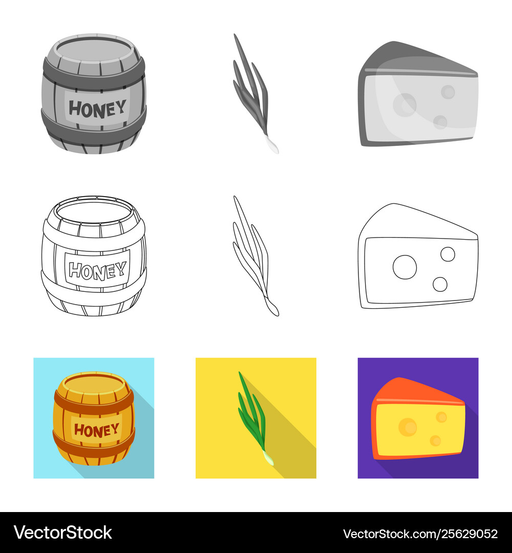 Design taste and product logo Royalty Free Vector Image