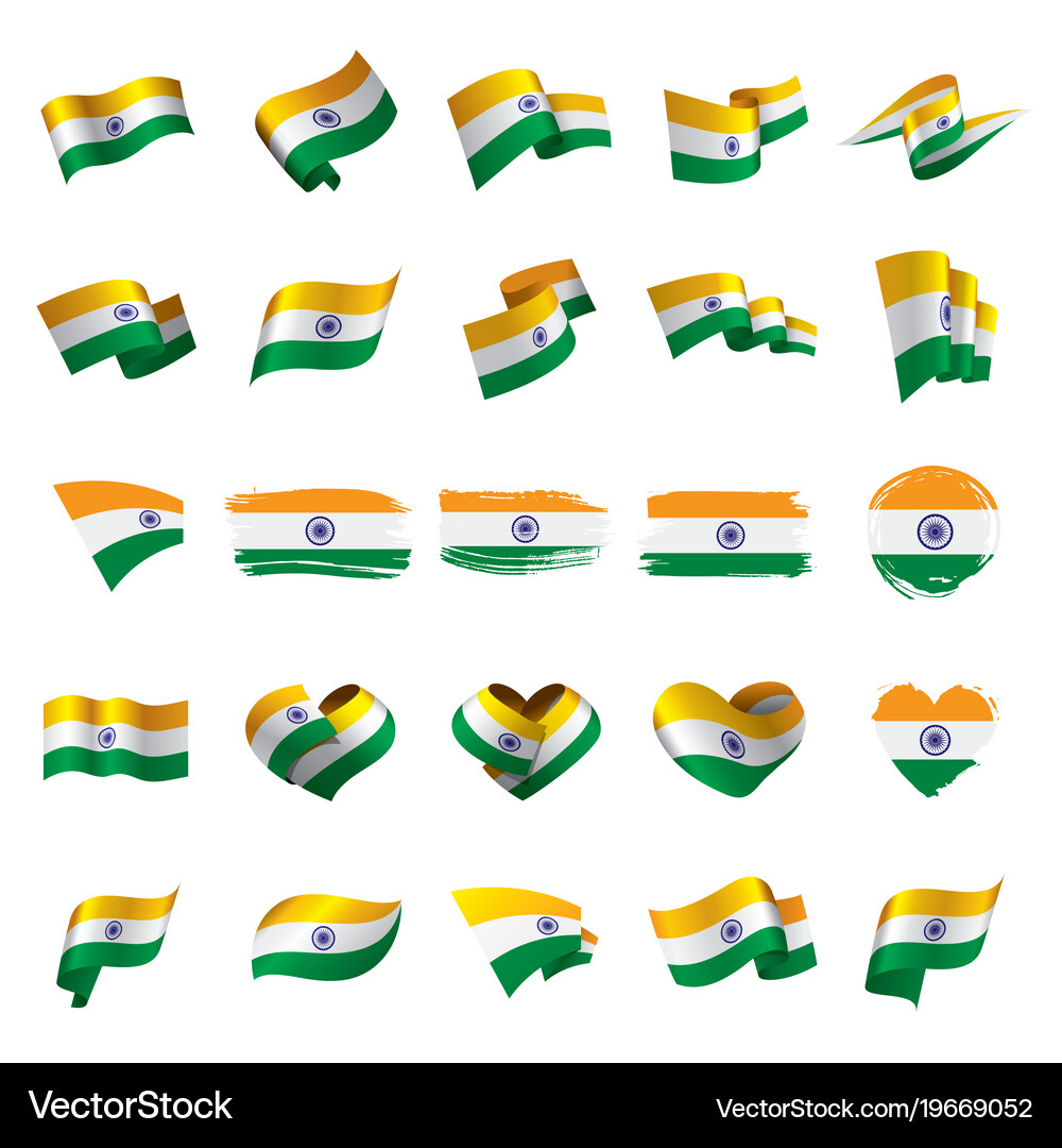 India flag Royalty Free Vector Image - VectorStock