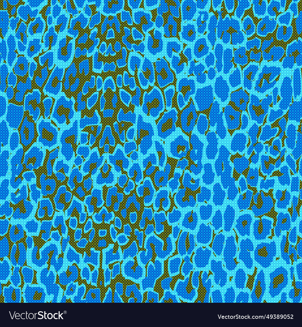 Leopard skin pattern Royalty Free Vector Image