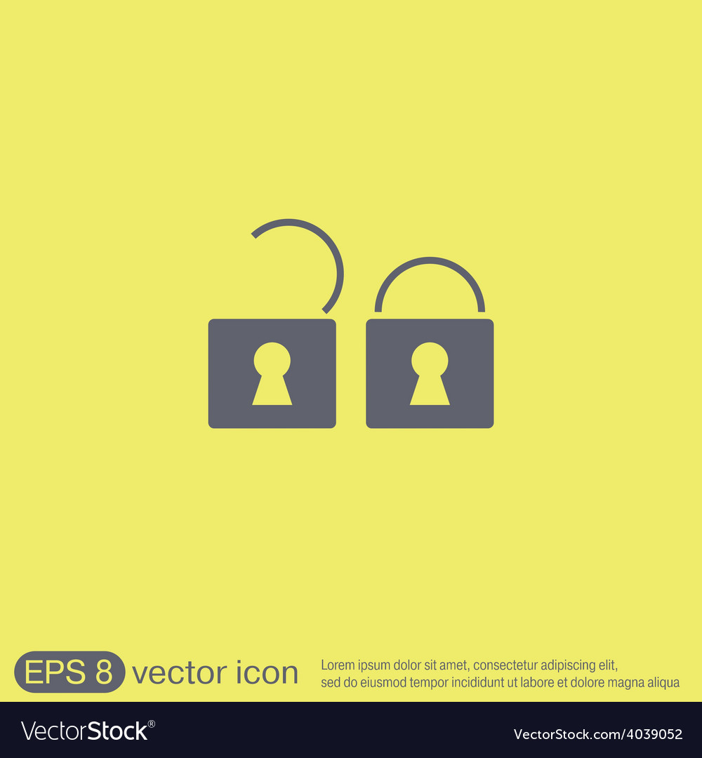 Padlock Royalty Free Vector Image - VectorStock