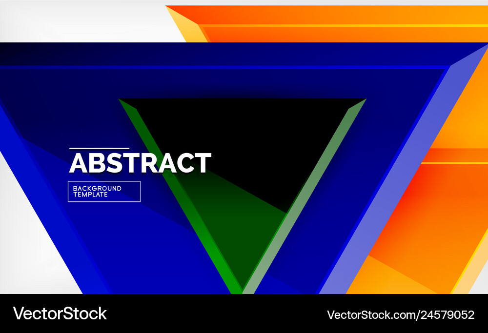 Tech futuristic geometric 3d shapes minimal Vector Image