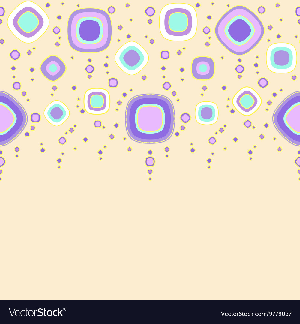 Pattern on the upper edge Royalty Free Vector Image